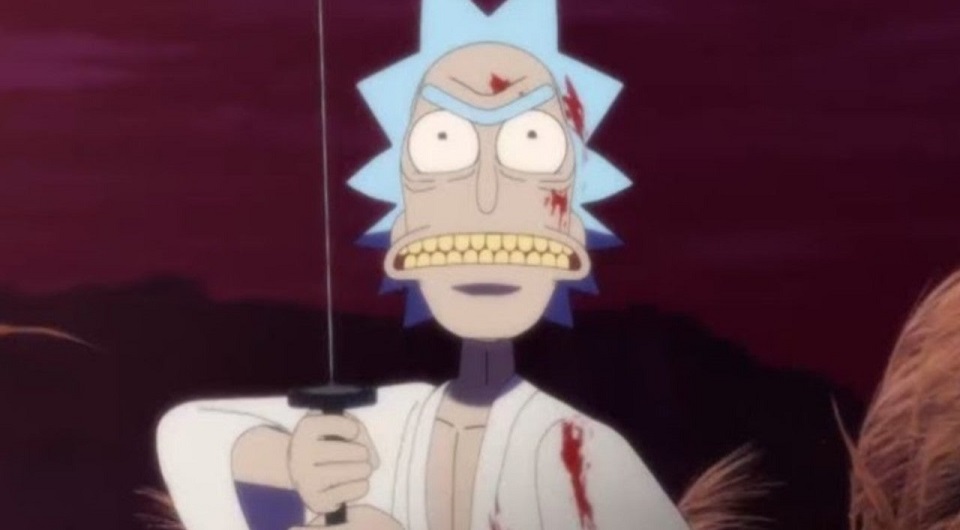 "Rick and Morty" sind "Samurai & Shogun": Blutige Kurzfolge veröffentlicht
