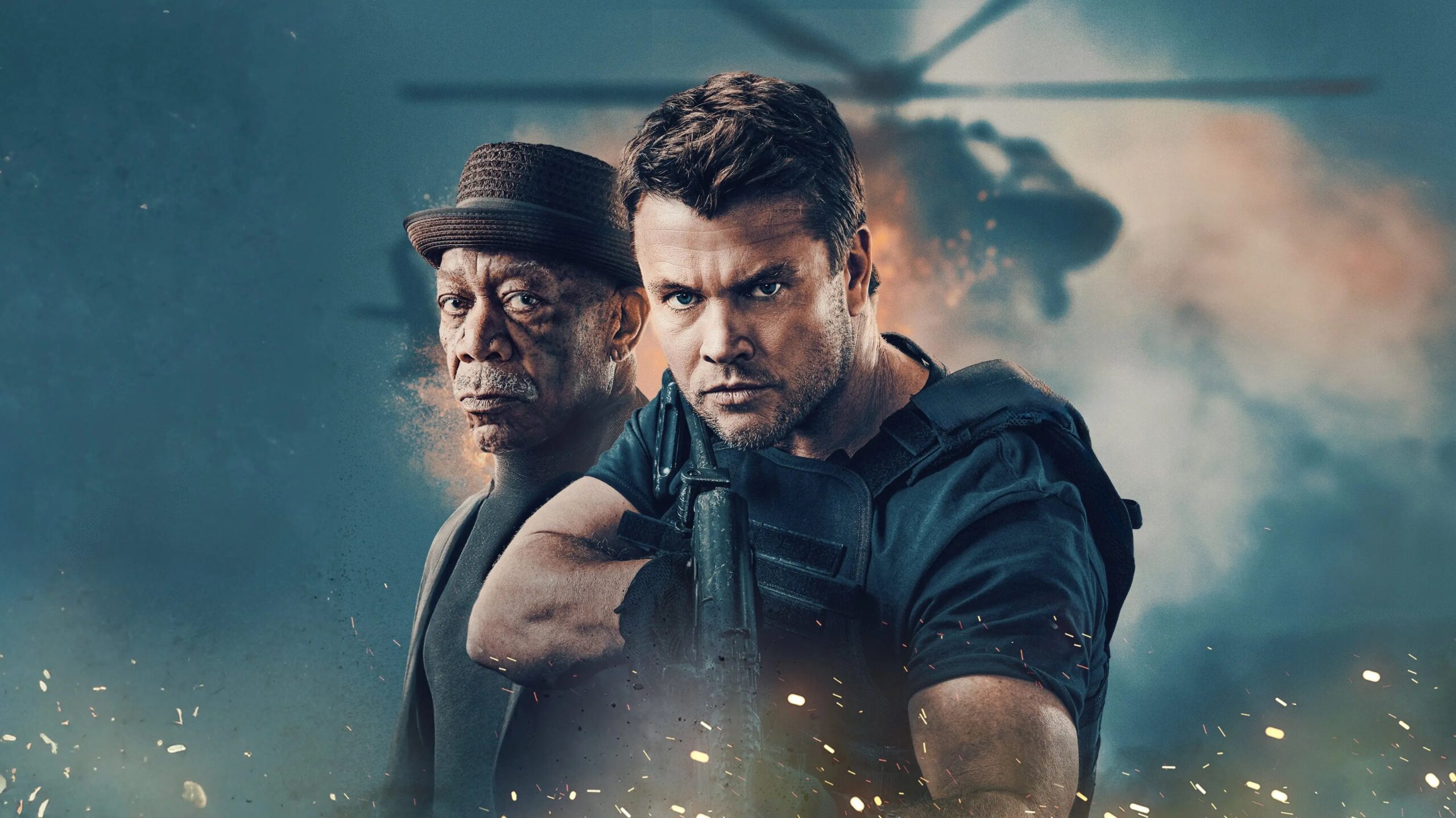 Luke Hemsworth befreit Morgan Freeman aus dem Knast im Trailer zum ...